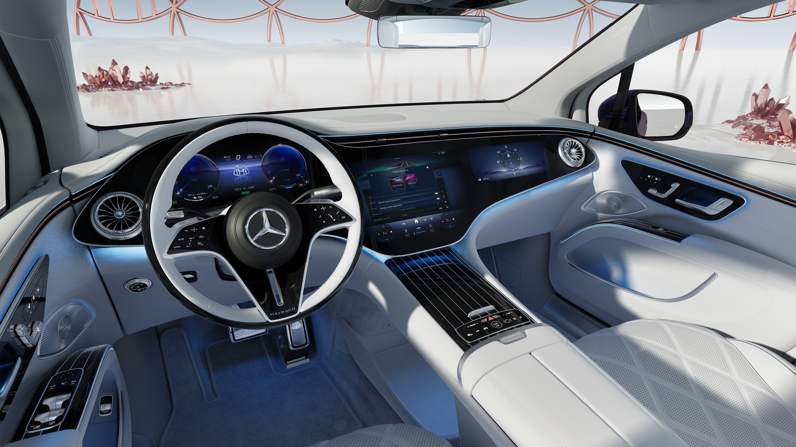 maybach interior suv